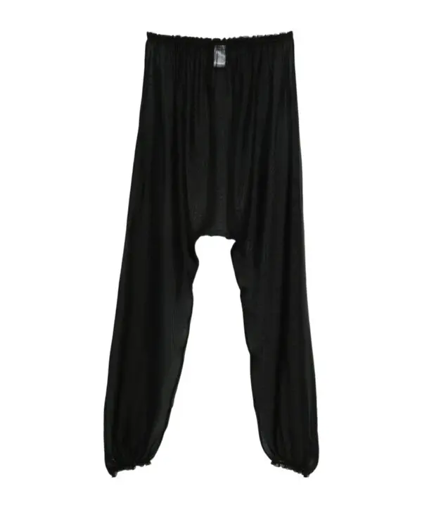 Paloma Wool Silk Palazzo Trousers - Black