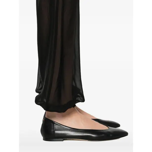 Paloma Wool Silk Palazzo Trousers - Black