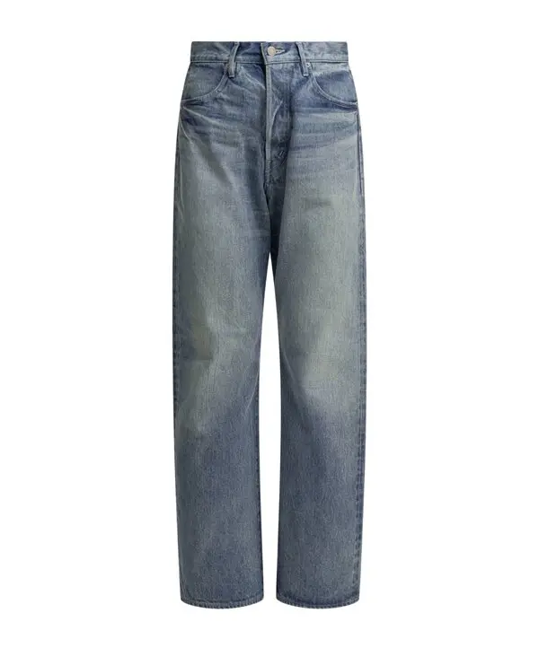 Auralee High Waist Relaxed Jeans - Gray
