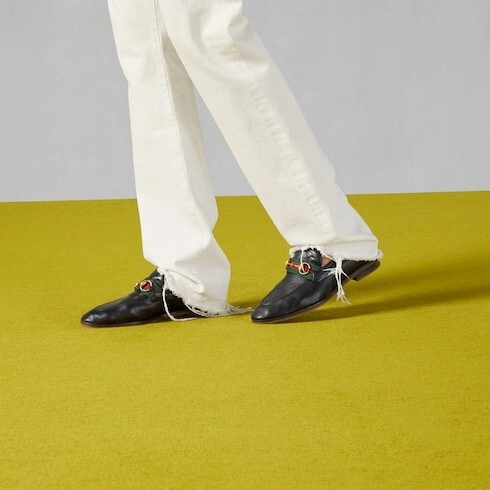 Gucci Horsebit Round Toe Loafers