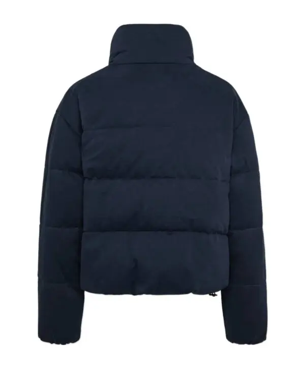 Dsquared2 Quilted Down Jacket With Striped Quilting - Blue