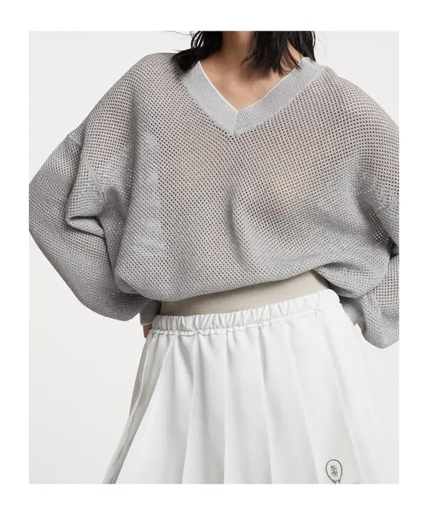 Brunello Cucinelli V-neck Knit Jumper