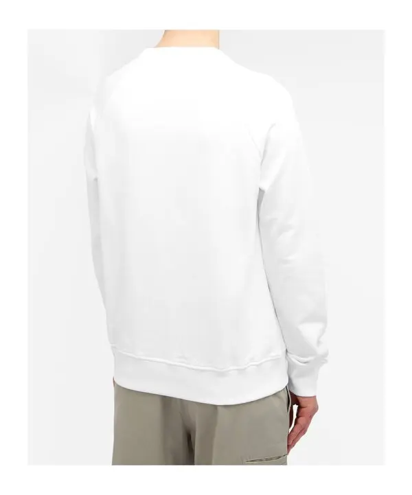 Balmain Logo Printed Crewneck Sweatshirt - White