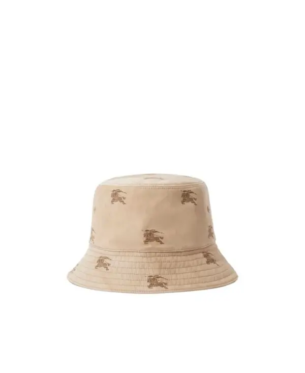 Burberry Monogram Pattern Bucket Hat - Nude
