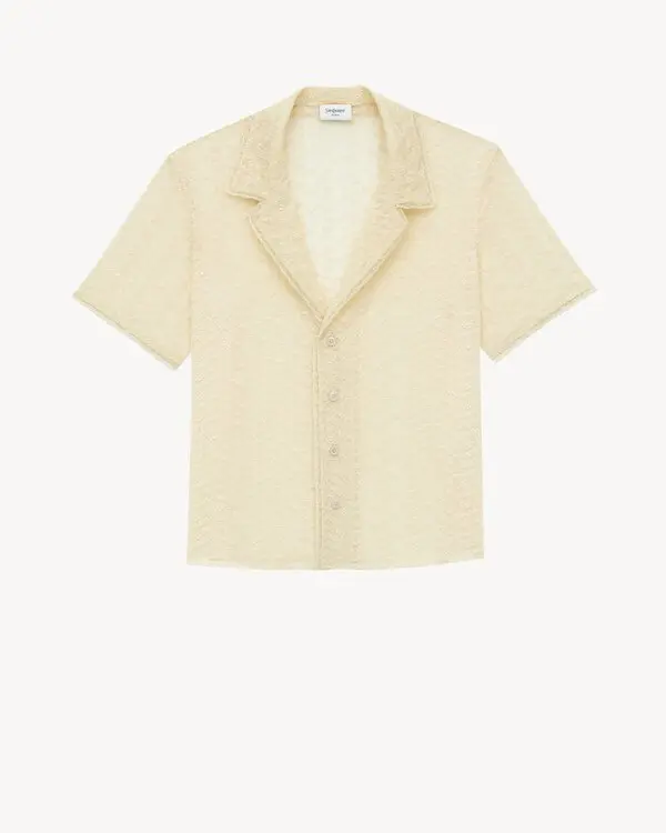 Saint Laurent Two-piece Short-sleeved Pajama Set - No