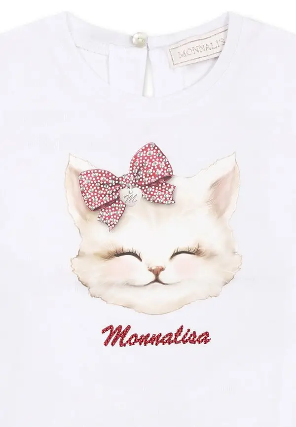 Monnalisa Graphic Print T-shirt