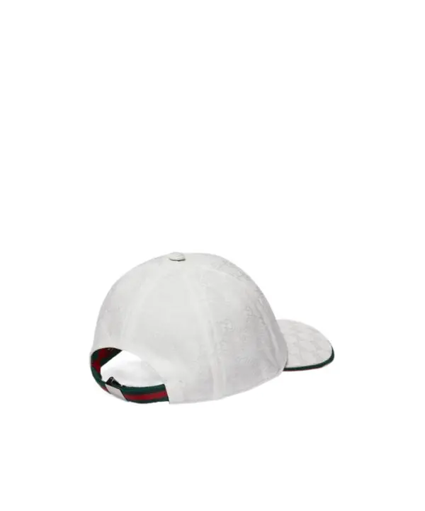 Gucci Gg Canvas Baseball Cap - White