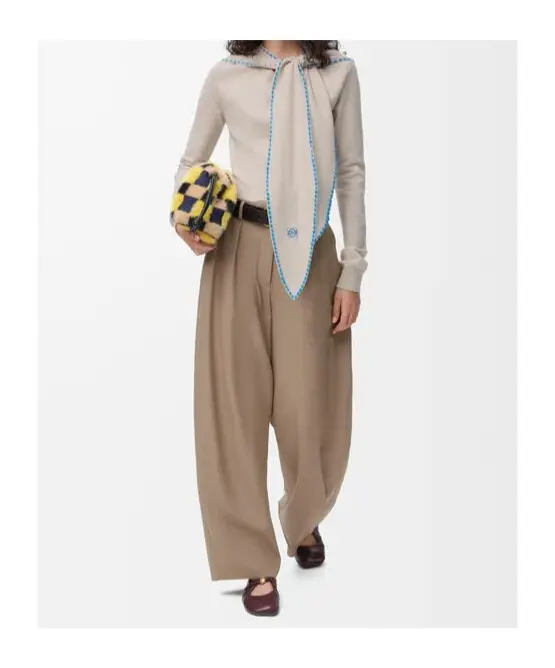Loewe Barrel Pleated Trousers