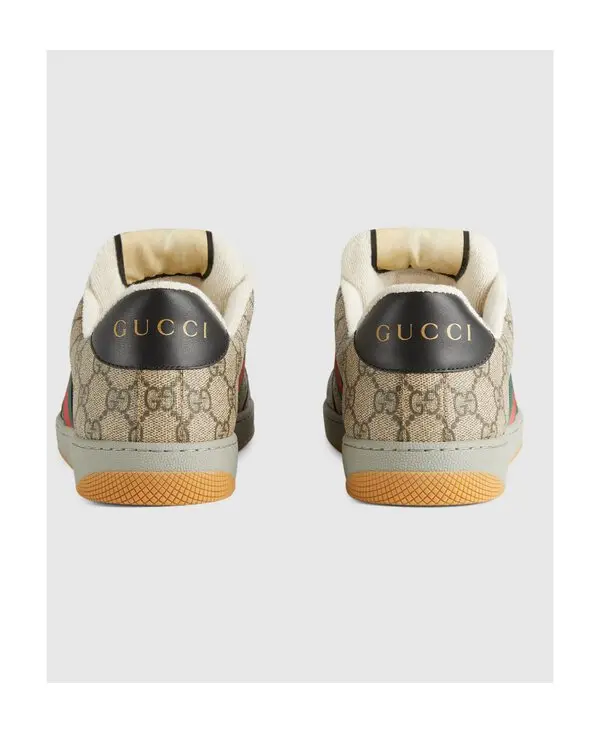 Gucci Screener Low-top Sneakers With Double G Detail - Multicolor