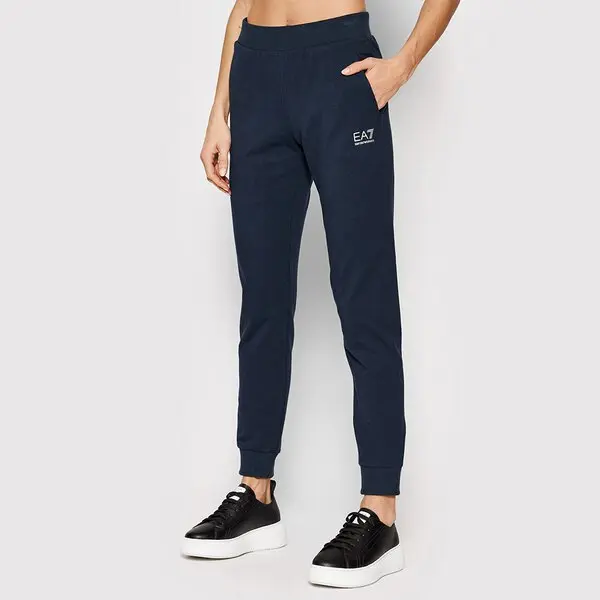 EA7 Crewneck Sweatshirt And Jogger Set With Embellished Logo