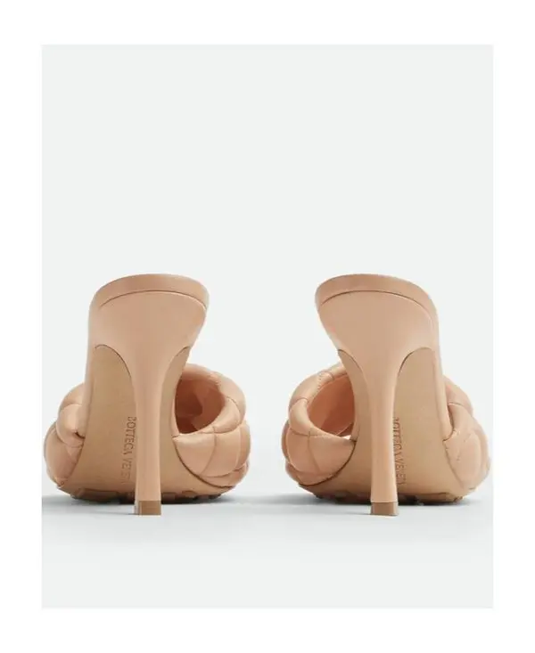 Bottega Veneta Padded Mule Sandals - Nude