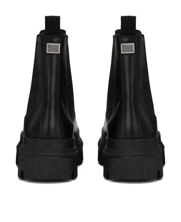 Dolce & Gabbana Round Toe Chelsea Boots