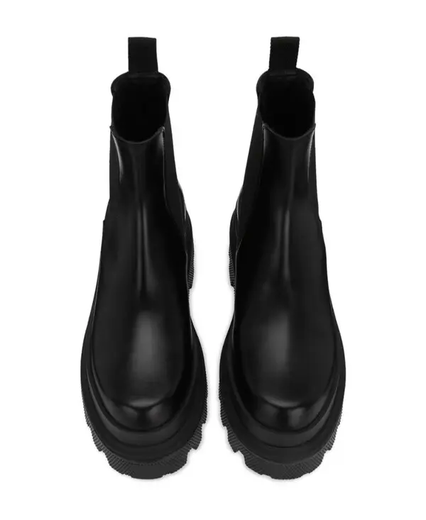 Dolce & Gabbana Round Toe Chelsea Boots