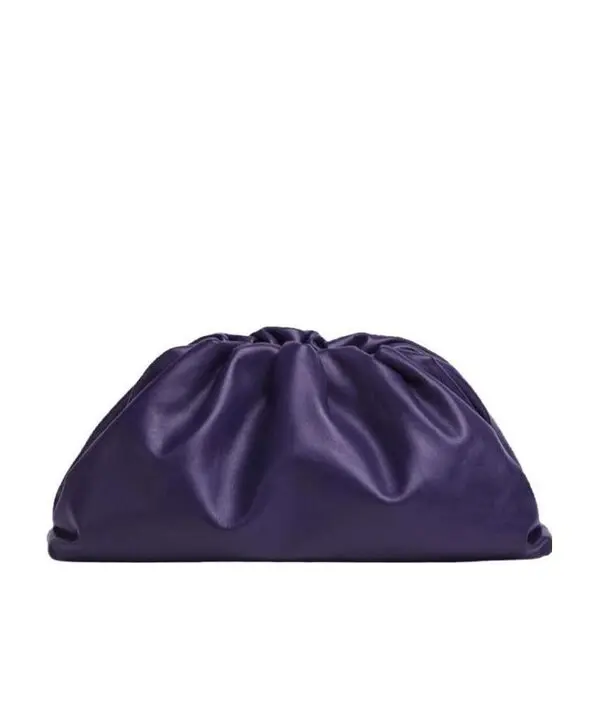 Bottega Veneta The Pouch Clutch Bag - Grape
