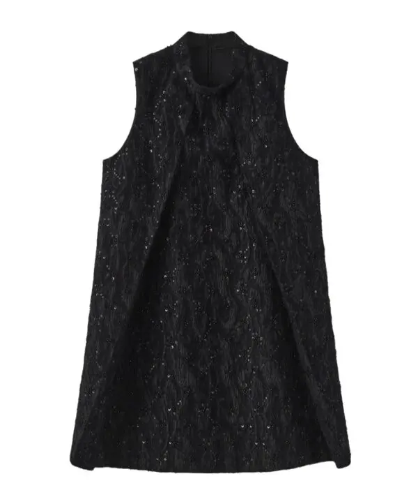 Marissa Chiara Sleeveless Mini Dress - Black