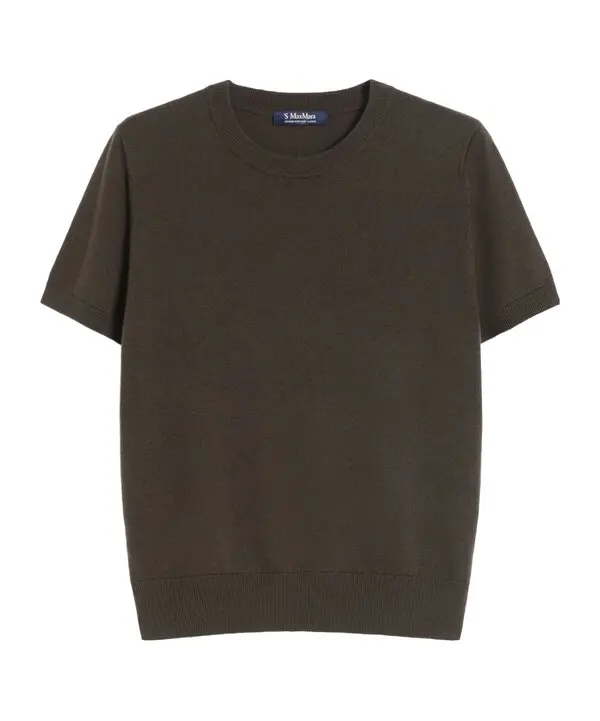 Max Mara Crewneck Knitted Top - Dark Green