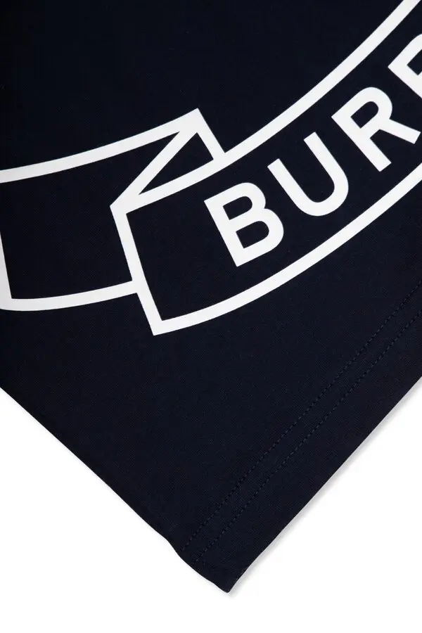 Burberry Oak Leaf Crest Print Cotton T-shirt