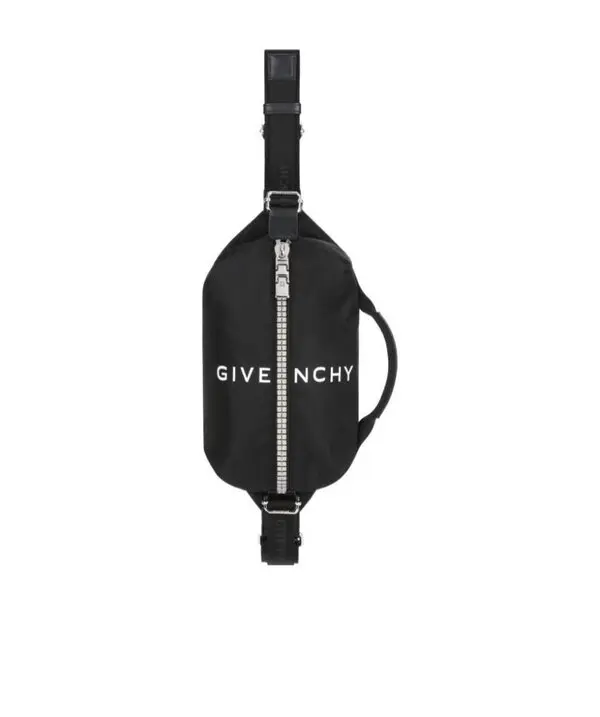 Givenchy Logo Printed Belt Bag - Black