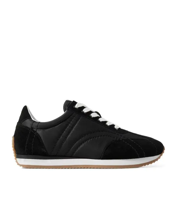 TOTEME Quilted Lace-up Sneakers - Black