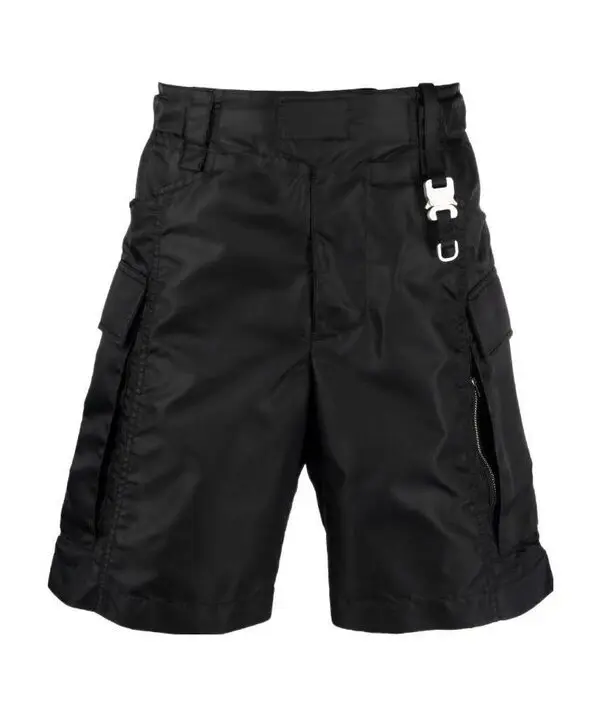 1017 Alyx 9sm Knee-length Cargo Shorts With Logo Detail