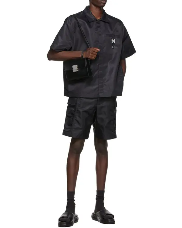 1017 Alyx 9sm Knee-length Cargo Shorts With Logo Detail