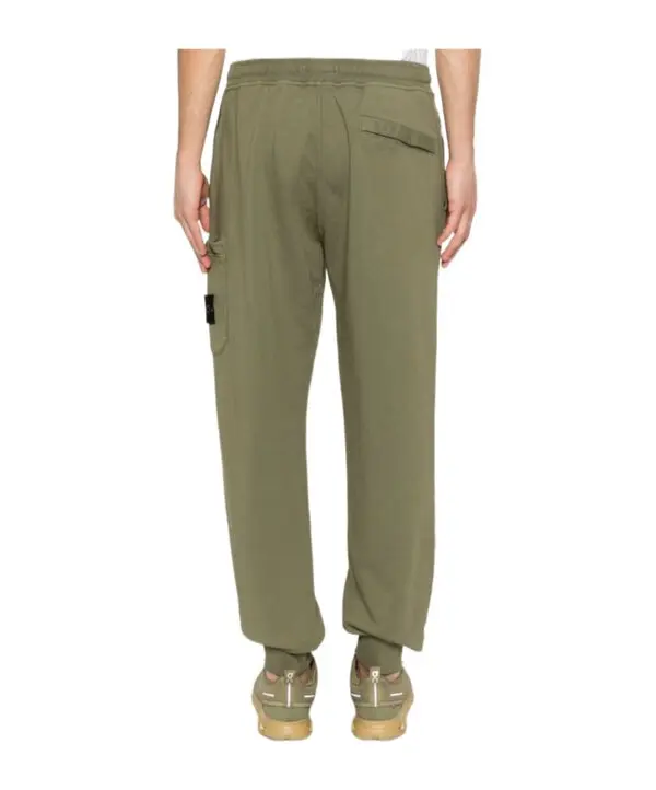 Stone Island Compass-badge Tapered Pants - Green