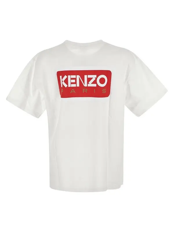 Kenzo Oversized Logo Printed Crewneck T-shirt