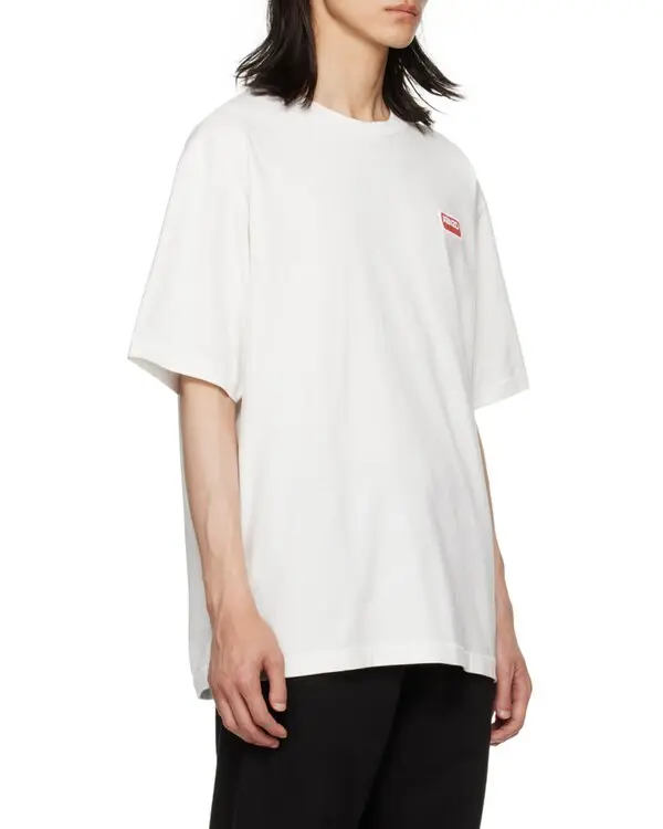 Kenzo Oversized Logo Printed Crewneck T-shirt