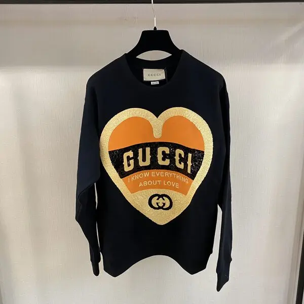 Gucci Sequin Heart Sweatshirt
