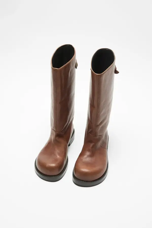 Acne Studios Strap Leather Boots