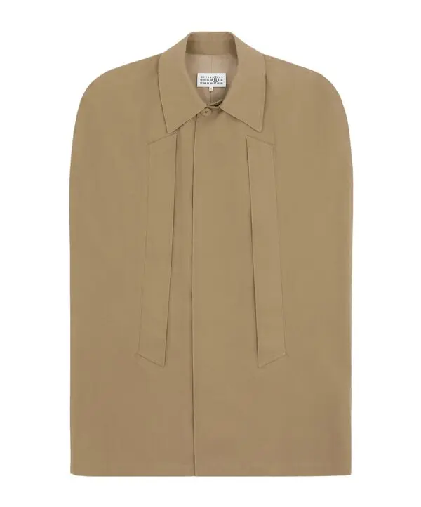 MAISON MARGIELA Cape With Slit Sleeves - Brown