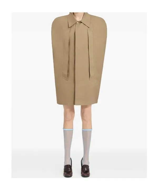 MAISON MARGIELA Cape With Slit Sleeves - Brown