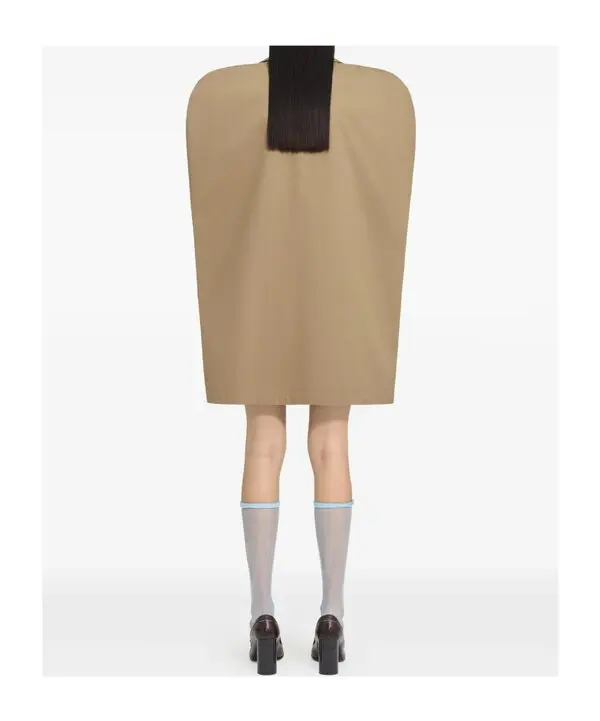 MAISON MARGIELA Cape With Slit Sleeves - Brown