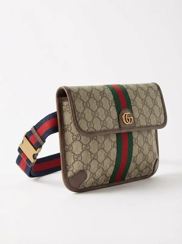 Gucci Ophidia Small Messenger Bag - Beige And Ebony
