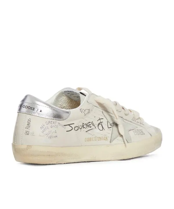 GOLDEN GOOSE Superstar Lace-up Sneakers - Beige
