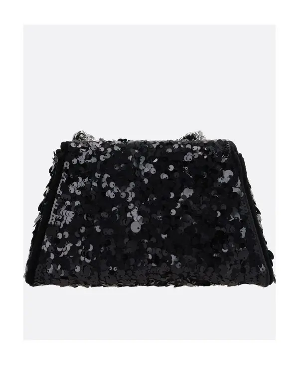SELF-PORTRAIT Embellished Bow Shoulder Bag