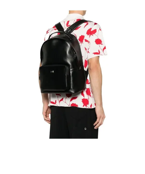Dolce & Gabbana Logo Plaque Zipped Backpack