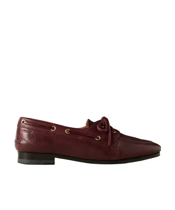 Bally Pathy Lace-up Loafers - Wine Red