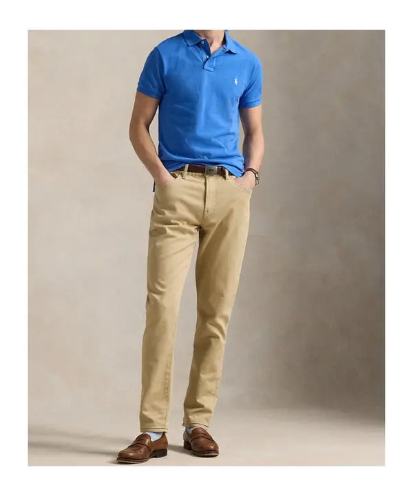 Polo Ralph Lauren Logo Embroidered Short-sleeved Polo Shirt - Blue