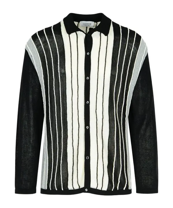 LANEUS Fine-knit Shirt