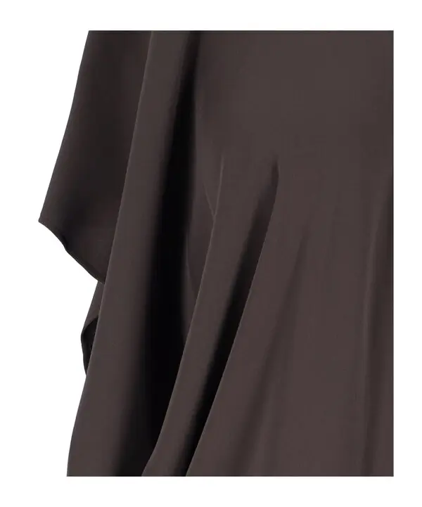 MAISON MARGIELA V-neck Pleated Midi Dress