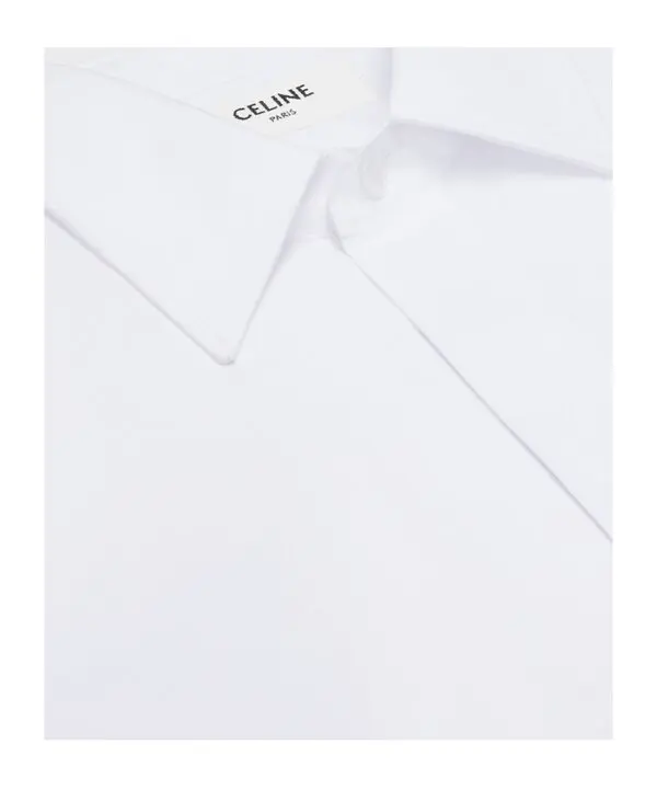 Celine Loose Shirt In Cotton Poplin