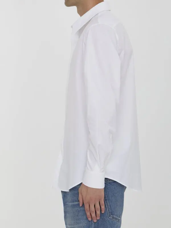 Celine Loose Shirt In Cotton Poplin