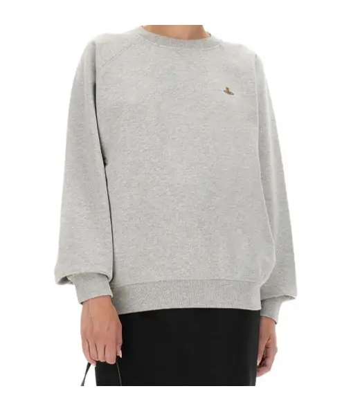 VIVIENNE WESTWOOD Embroidered Crewneck Sweatshirt - White