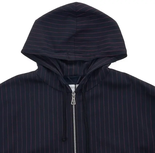 Max Mara Long-sleeved Hooded Casual Jacket - Black