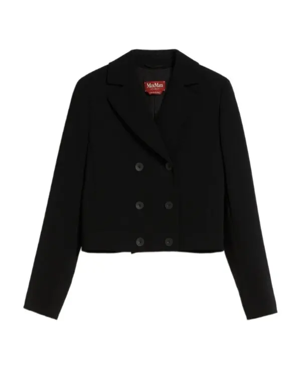 Max Mara Acciaio Double-breasted Blazer - Black