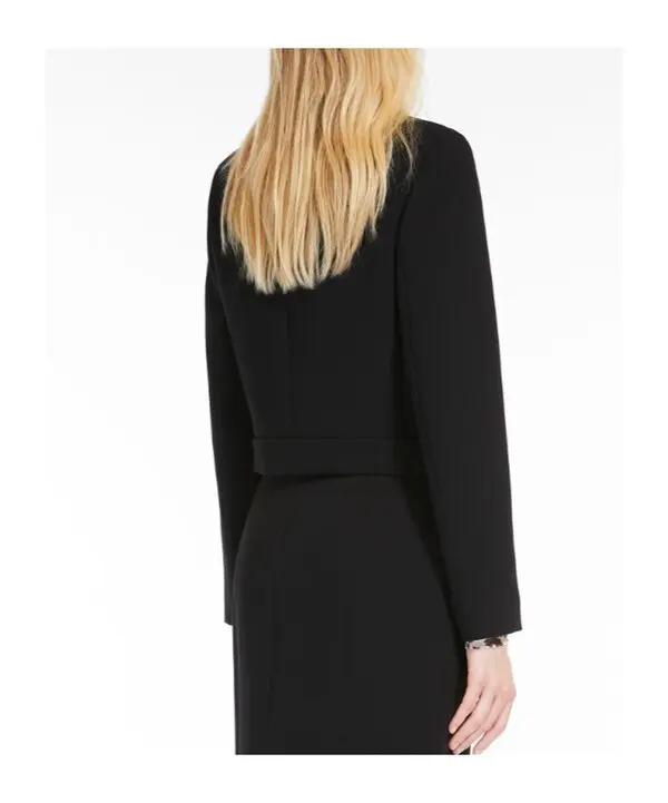 Max Mara Acciaio Double-breasted Blazer - Black