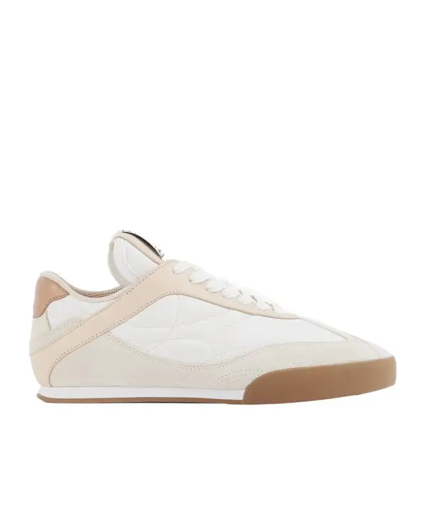 Chloé Lace-up Sneakers With Logo Detailing - Tender Peach Color