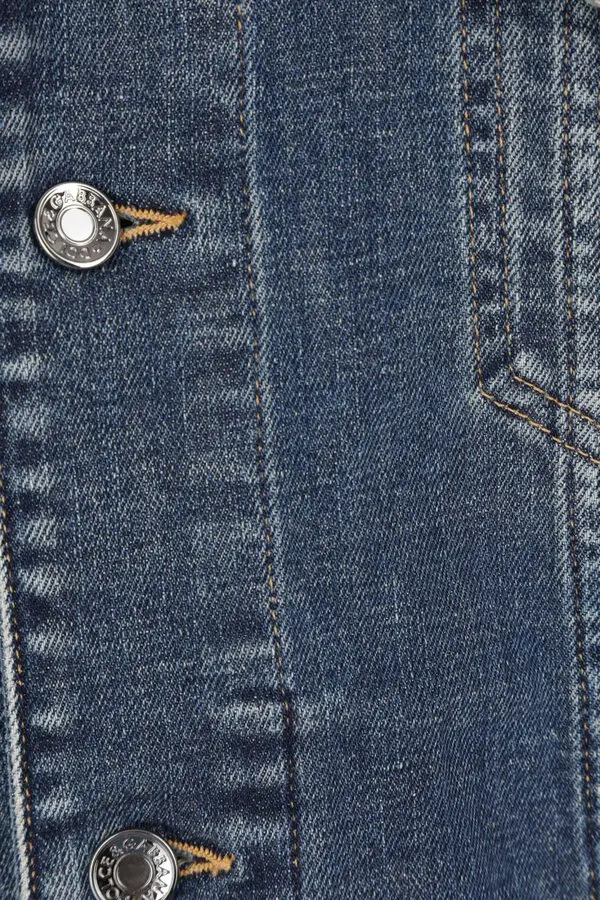 Dolce & Gabbana Long Sleeve Collared Denim Jacket - No