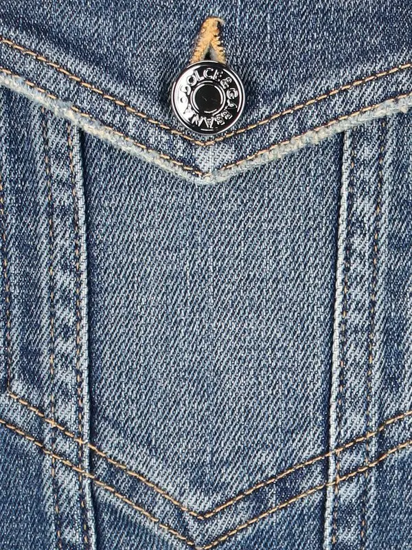 Dolce & Gabbana Long Sleeve Collared Denim Jacket - No